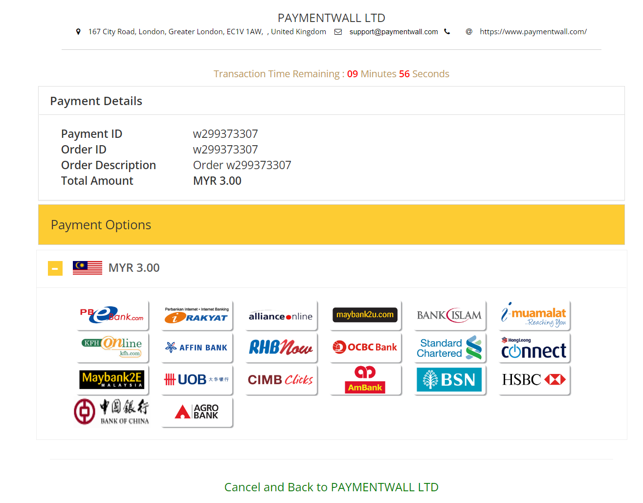 Payment Method - FPXmalay