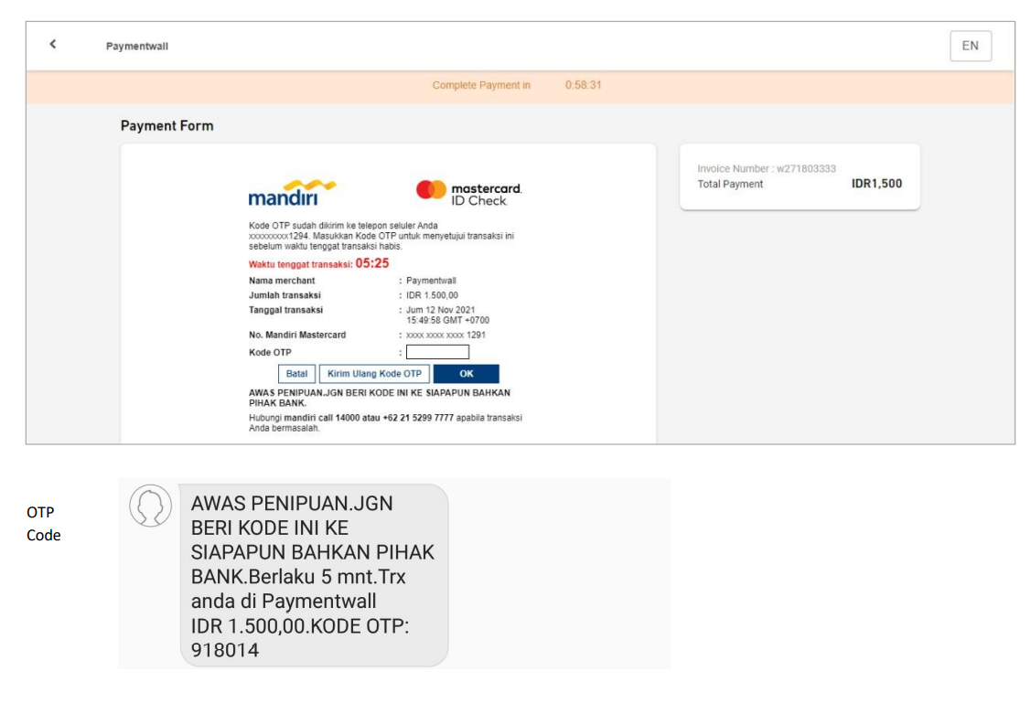 Payment Method - Credit Cards Indonesia