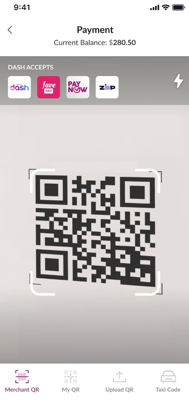 Payment Method - Singtel Dash